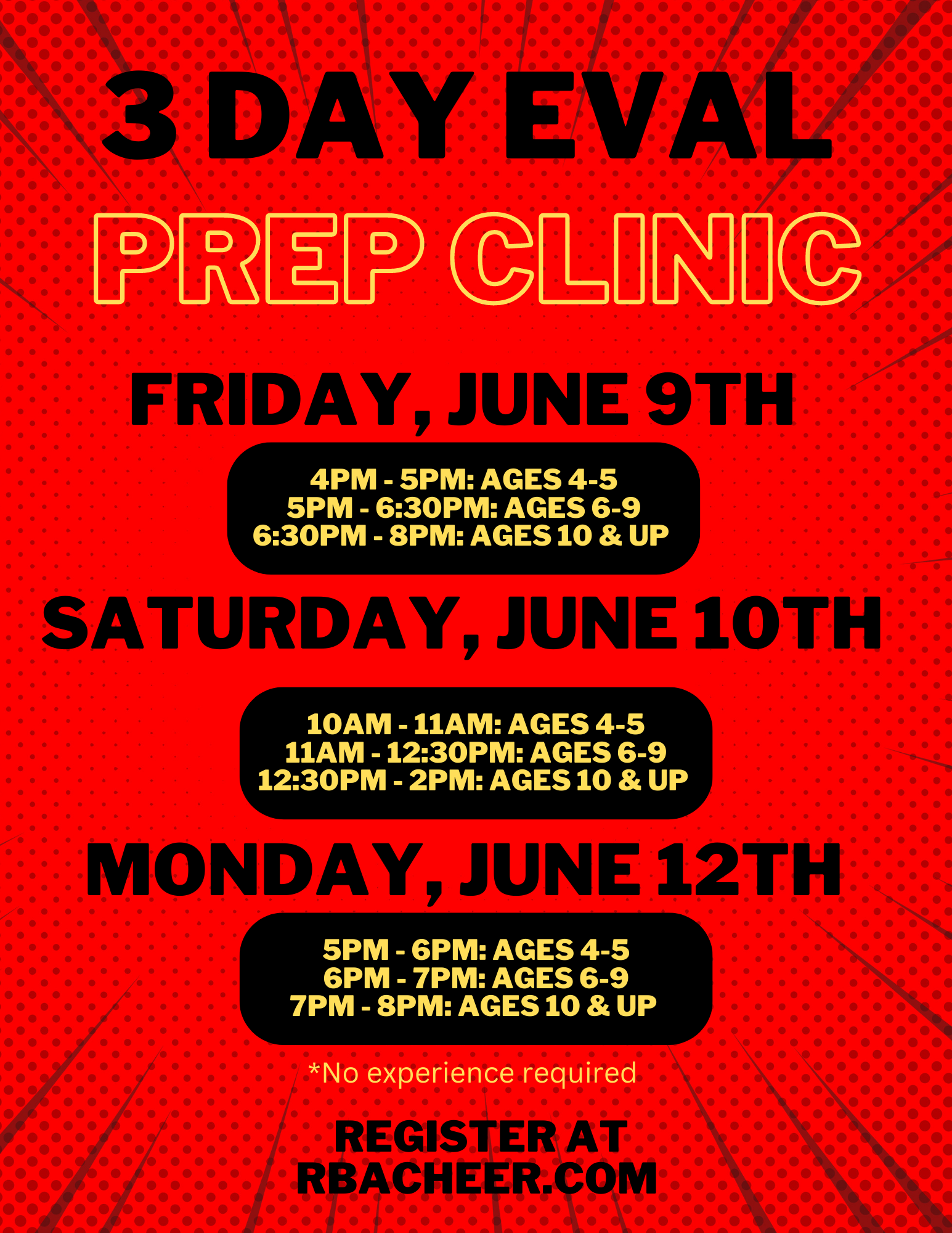 3 Day Tryout Prep Clinic